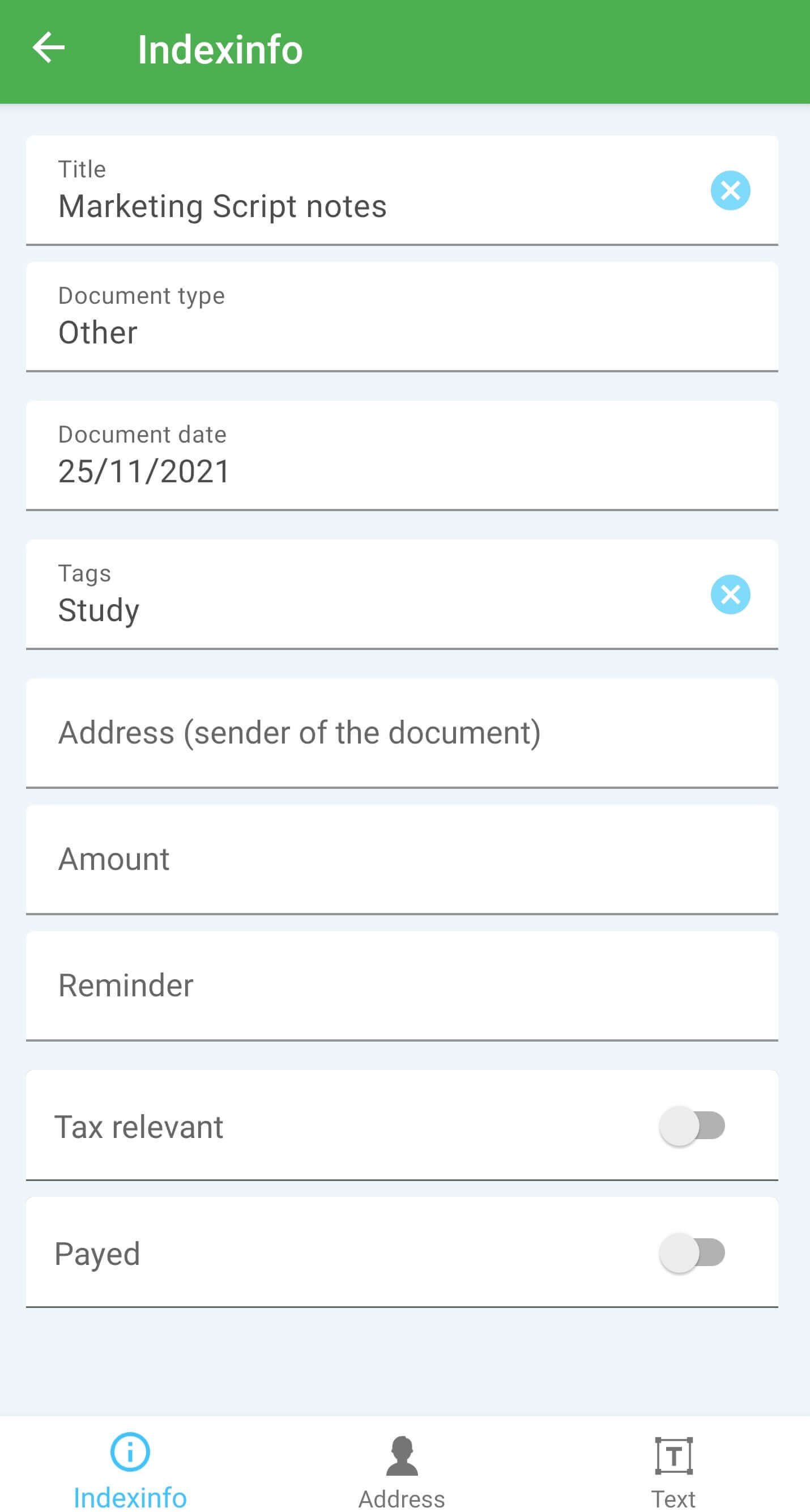 Document types – Docutain Help Center